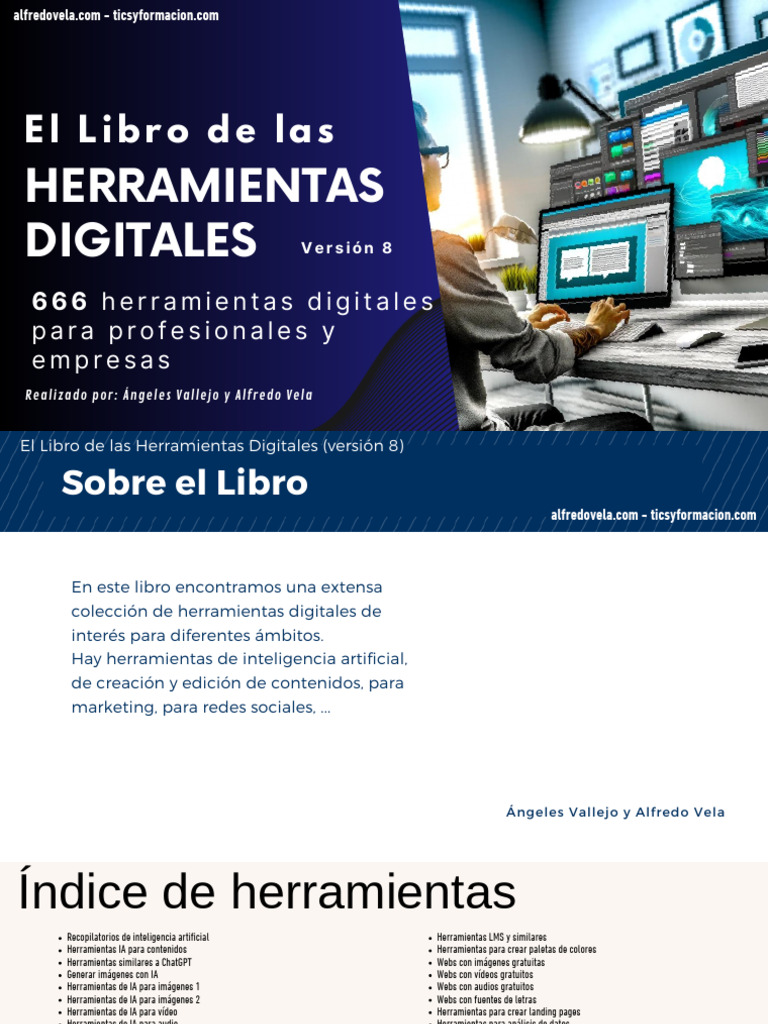 Libro Herramientas Digitales Version 8 Alfredovela | PDF | Inteligencia artificial ...