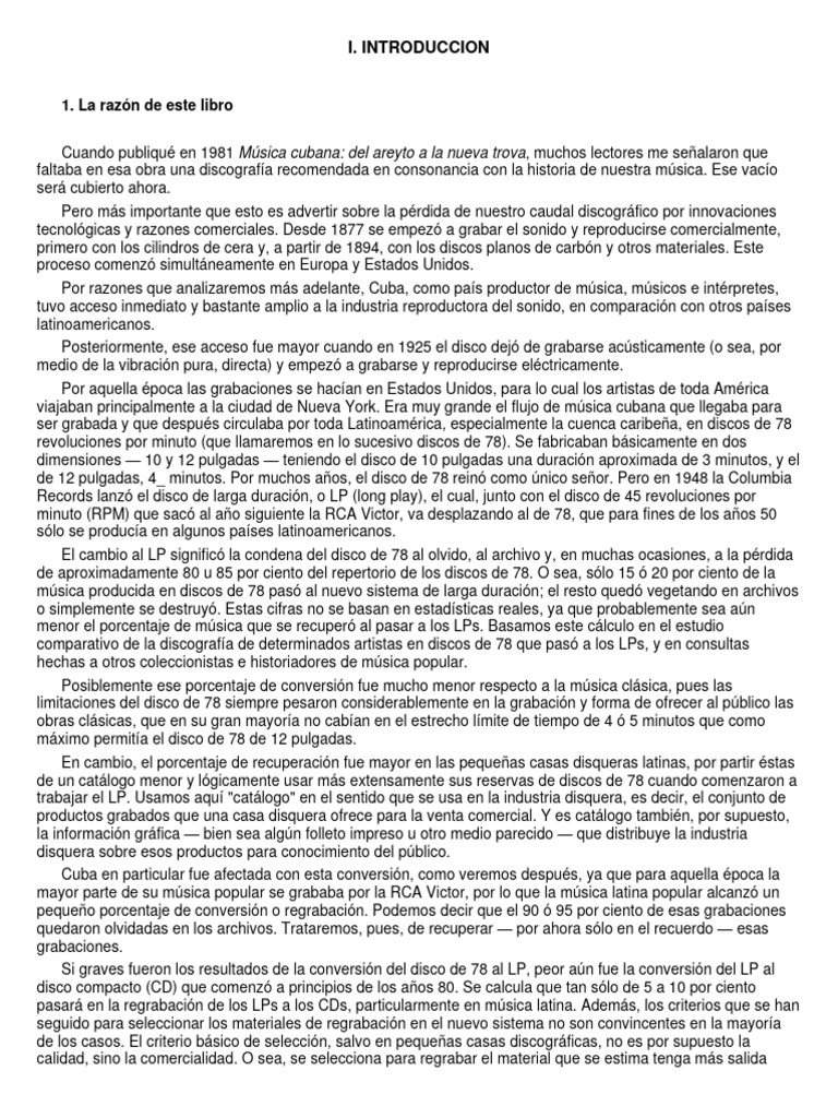 I Introduccion EJR | PDF | Registro LP | Fonógrafo