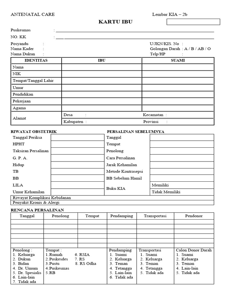 Kartu Ibu | PDF
