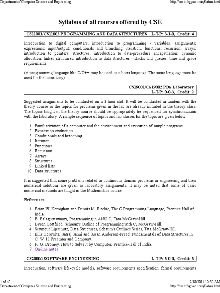 Department of Computer Science and Engineering | PDF | Compiler | Parsing