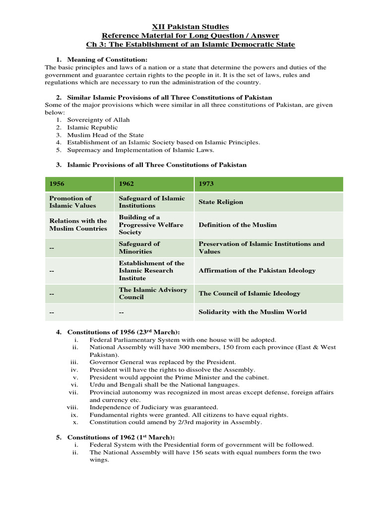 XII PST Reference Material CH No 3 | PDF | Public Law | Legal Documents