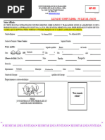 Formulario para IRTRA | PDF