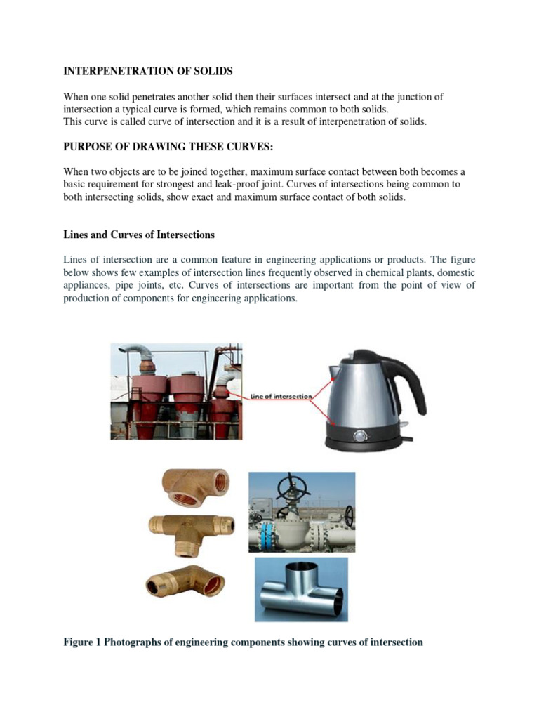Interpenetration of Solids Mee 202 | PDF | Euclidean Geometry | Classical Geometry