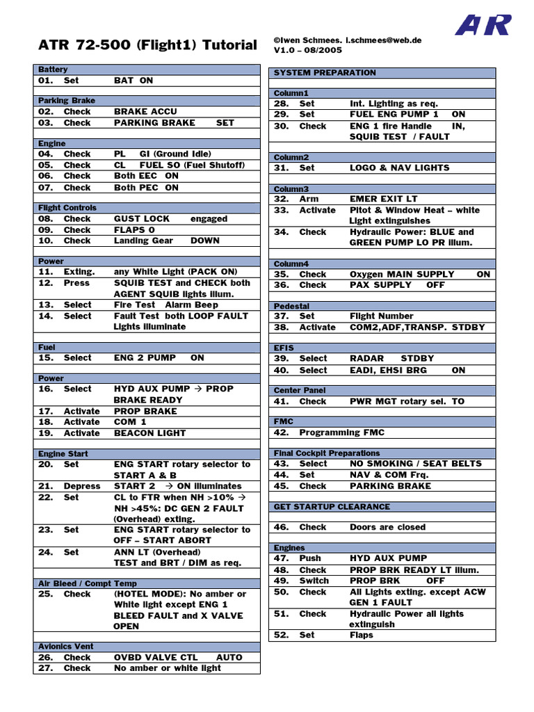 Flight1 ATR Tutorial | PDF | Vehicle Technology | Vehicle Parts