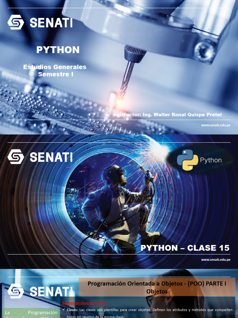 Introducción a POO en Python: Clases y Objetos | PDF | Objeto ...