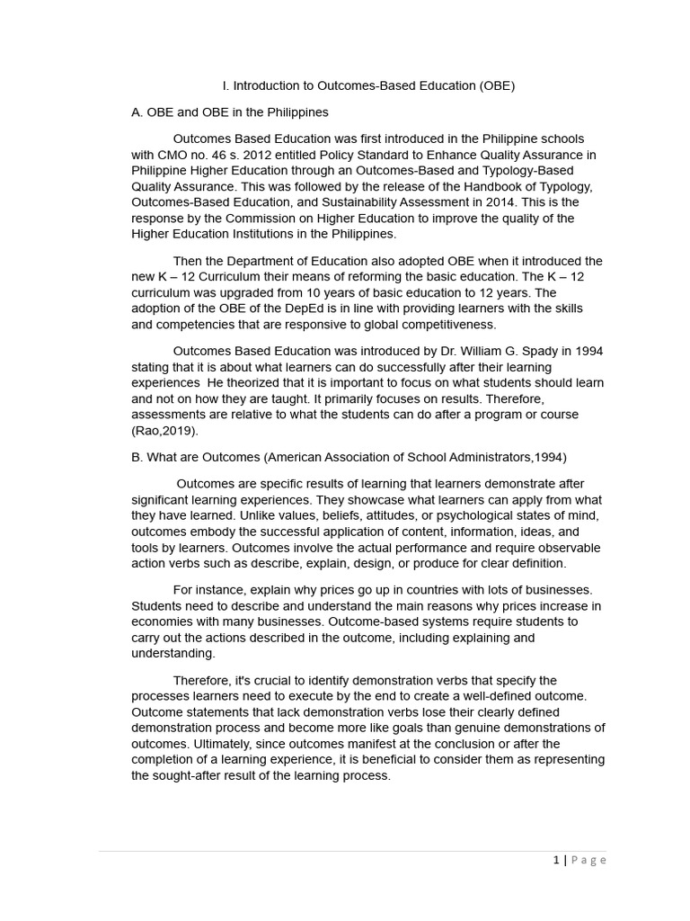 BOOK Assessment of OBE | PDF | Learning | Curriculum