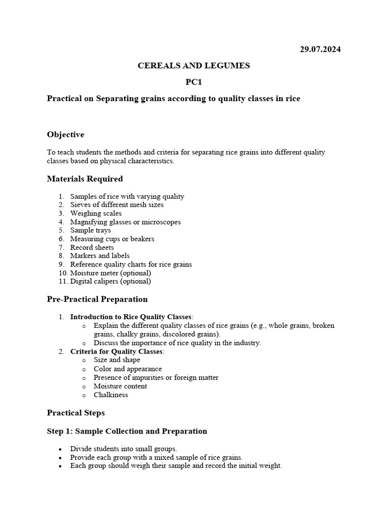 Practice On Rice Grain Classification | PDF | Sampling (Statistics ...