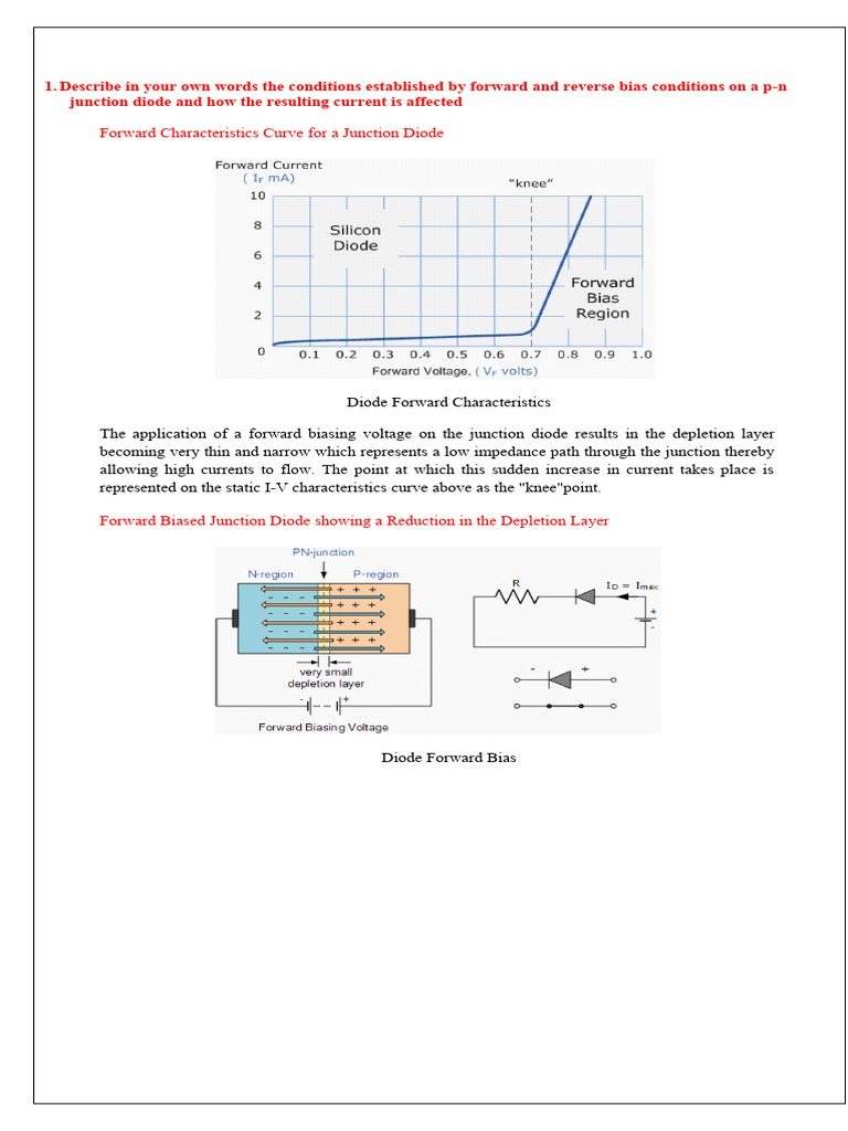 Ade Unit 1QS Ans | PDF | P–N Junction | Rectifier