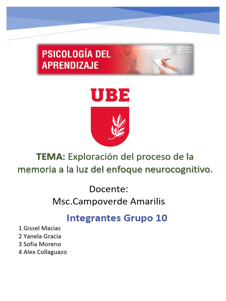 Test Neuropsicológico Luria-Christensen | PDF | Memoria | Sinapsis