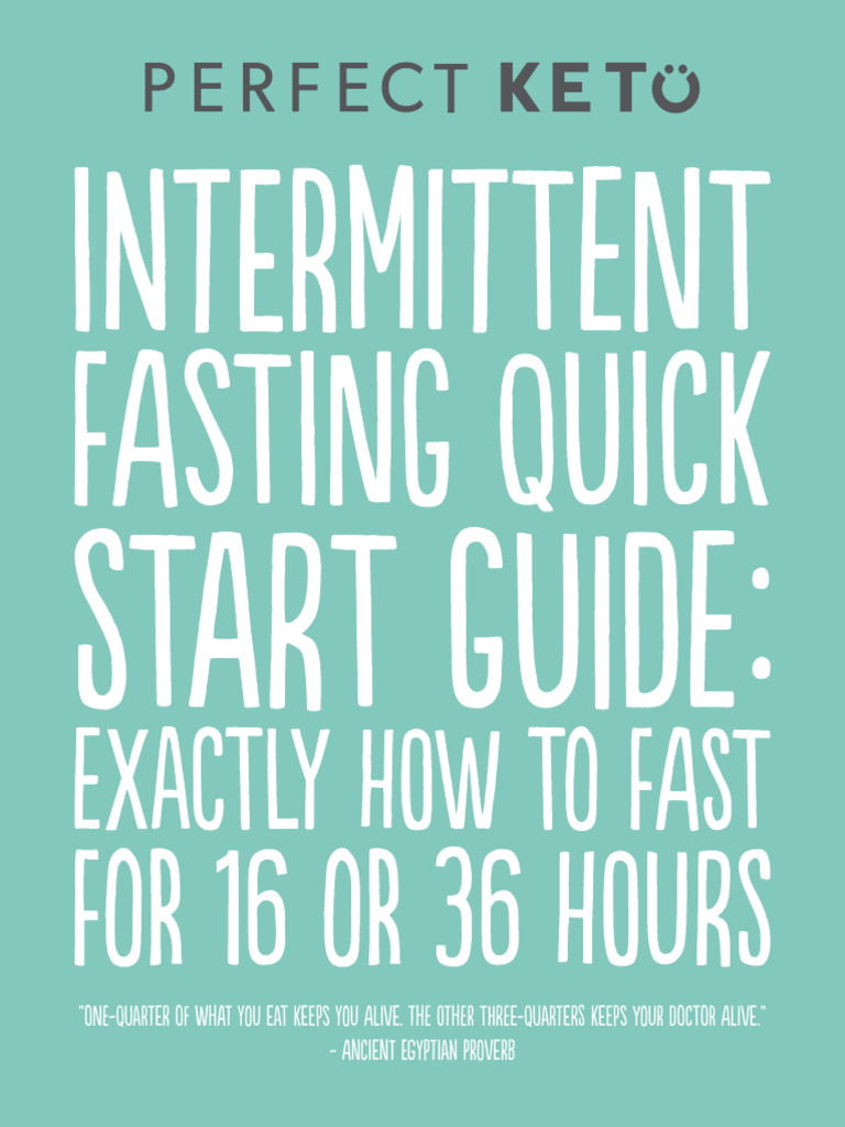 Intermittent Fasting Quick Start Guide | PDF | Dieting | Fasting
