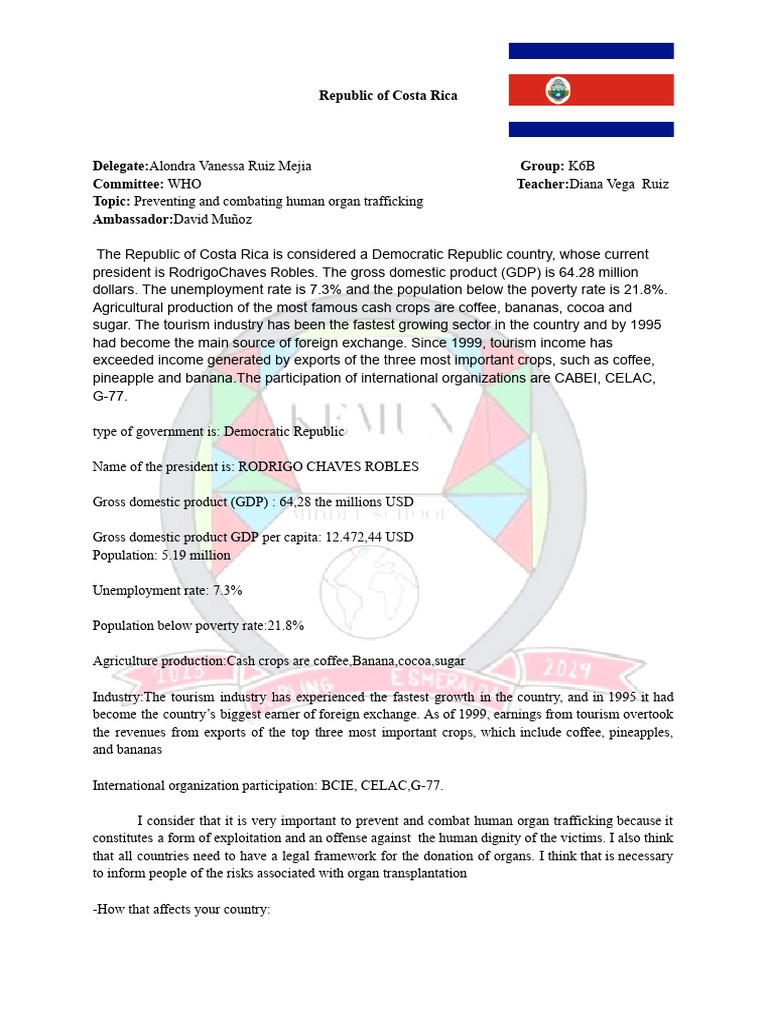 ALONDRA VANESSA RUIZ MEJIA - Position Paper | PDF | Economies