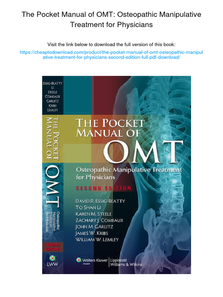 The Pocket Manual of OMT: Osteopathic Manipulative Treatment For ...