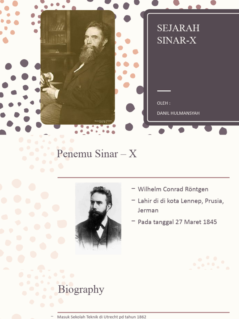 1 & 2. Sejarah Sinar-X | PDF