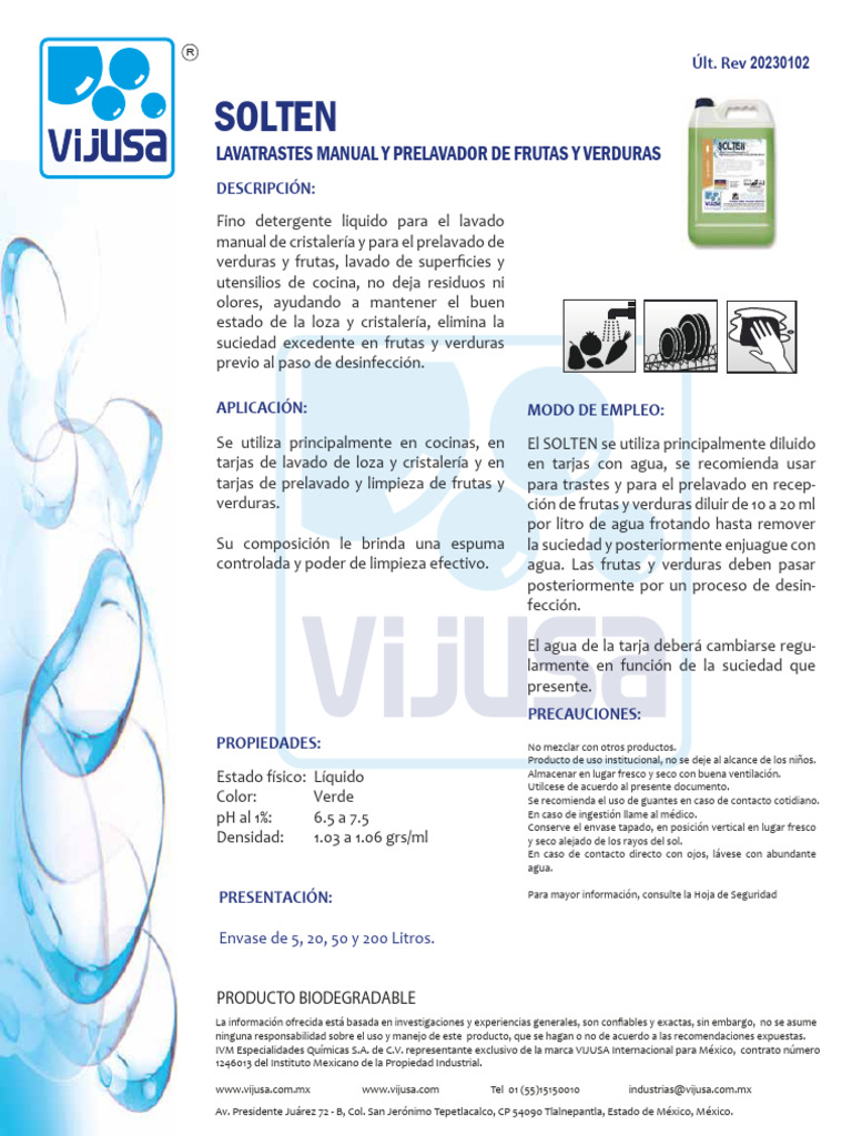 FT VJ Solten 230102 | PDF | Agua | Vegetales