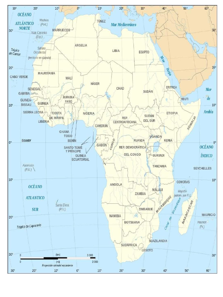 Mapa Político de África | PDF