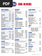 Bandanas Carryout Menu | PDF | Barbecue | Sausage