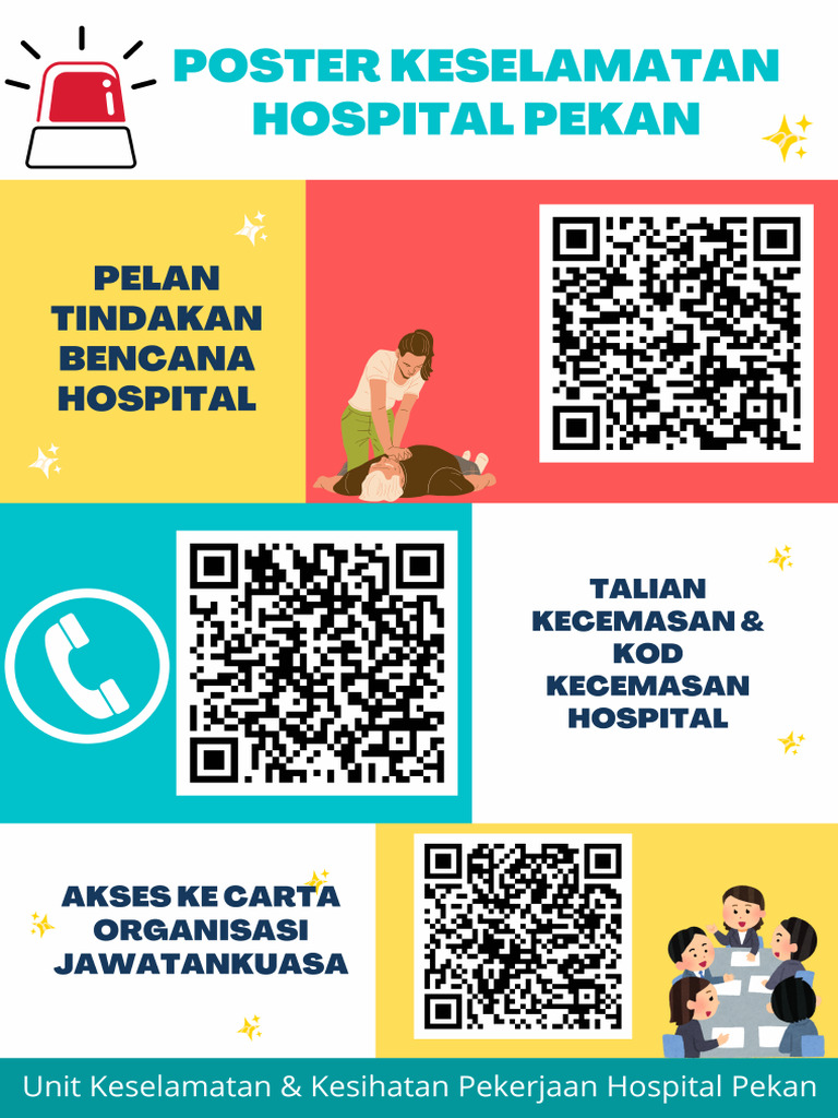 Poster Keselamatan Hospital Pekan | PDF