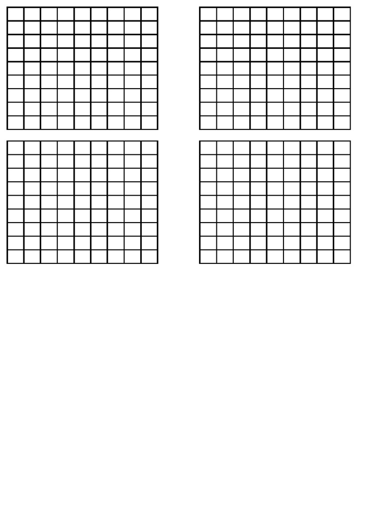 9 x9 Grids | PDF