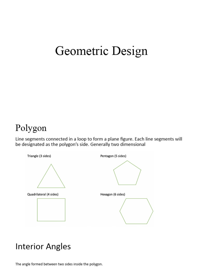 Geometric Design | PDF | Shape | Polygon