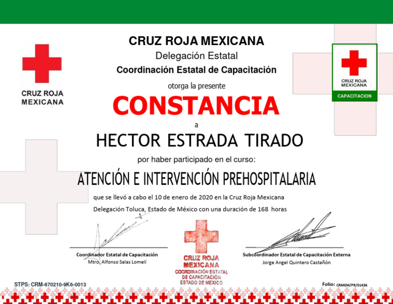 Certificado APH | PDF