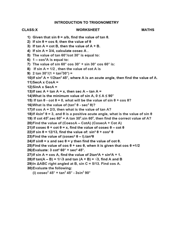 Trigonometry 2 | PDF