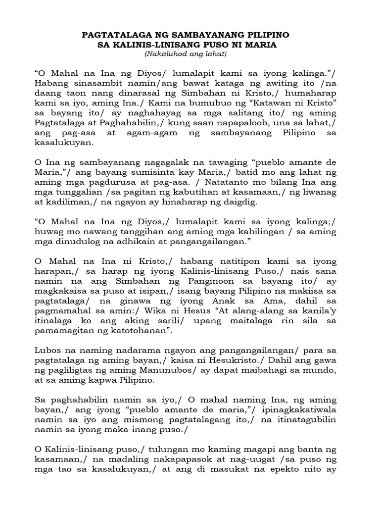 Pagtatalaga NG Sambayanang Pilipino | PDF