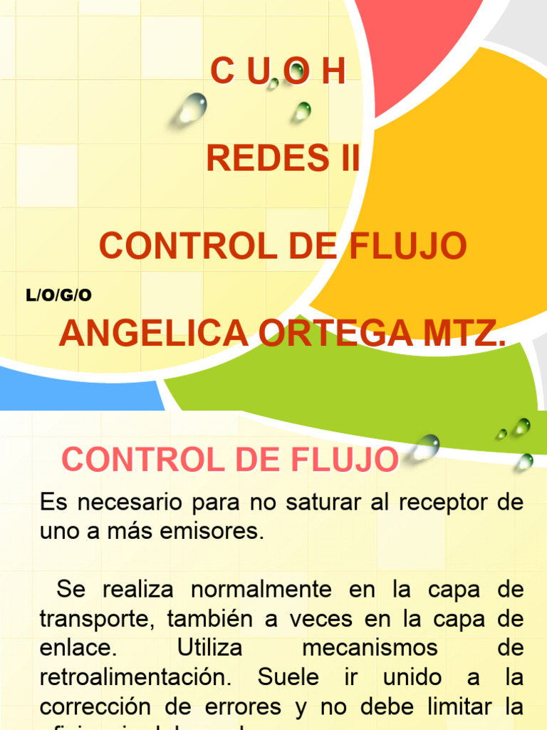 Control de Flujo en Redes II: Mecanismos y Protocolos | PDF | Detección ...