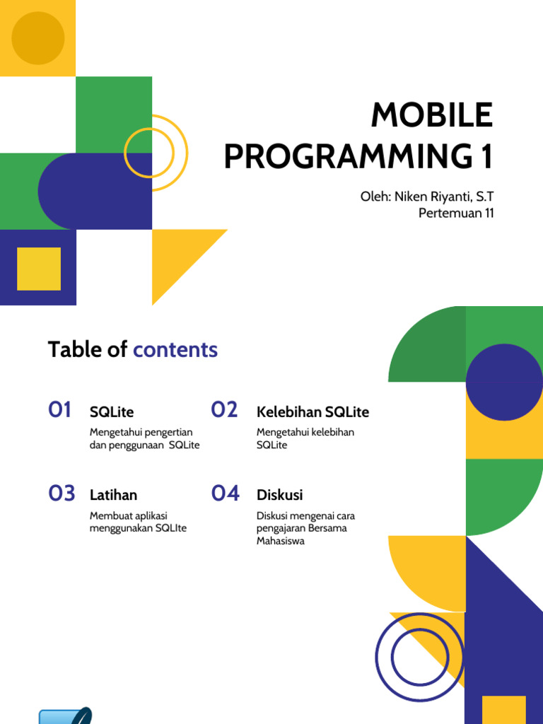 Panduan Lengkap SQLite untuk Aplikasi Mobile | PDF | Bisnis | Komputer