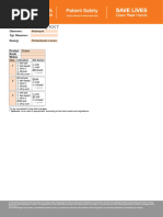 Hand Hygeine Form | PDF