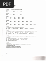 A2 Flyers 4 Test 3 Answer Key | PDF