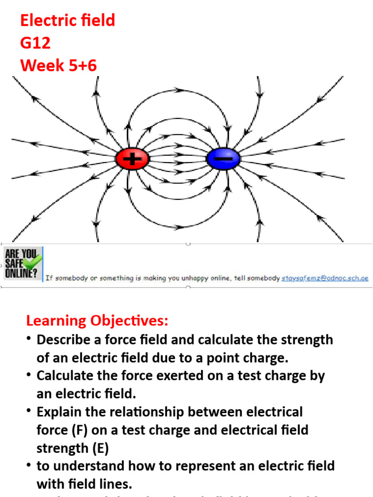 G12 Physics Electric Field PPT | PDF | Electric Field | Force