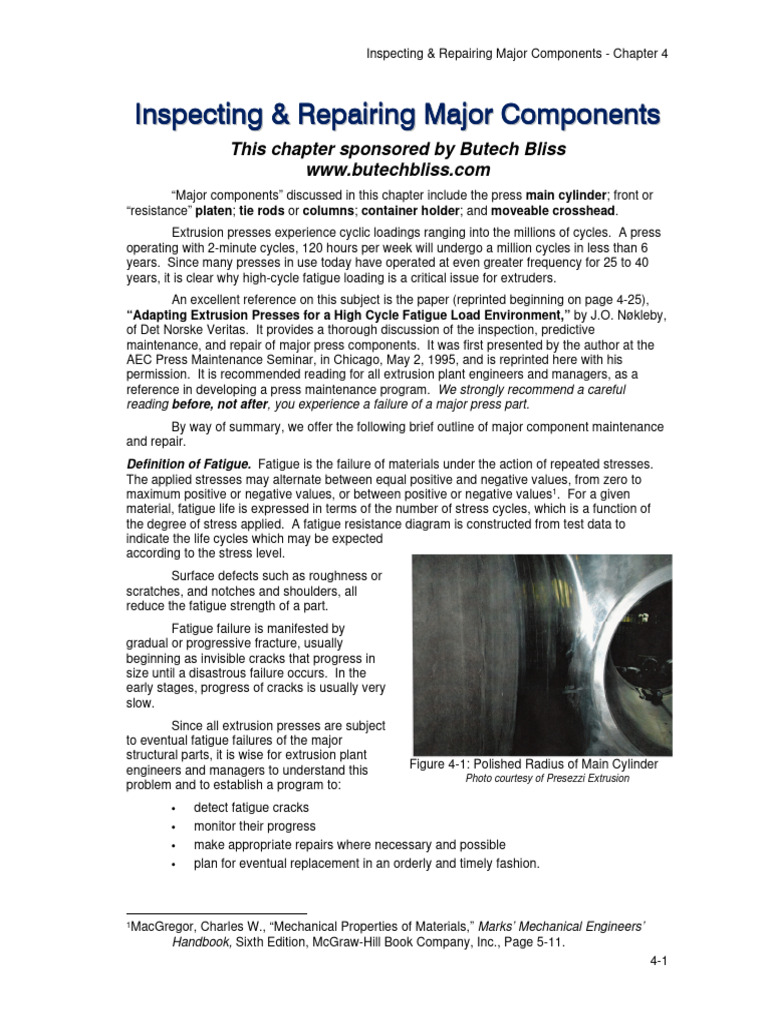 4 Major Components 2024 | PDF | Fatigue (Material) | Fracture