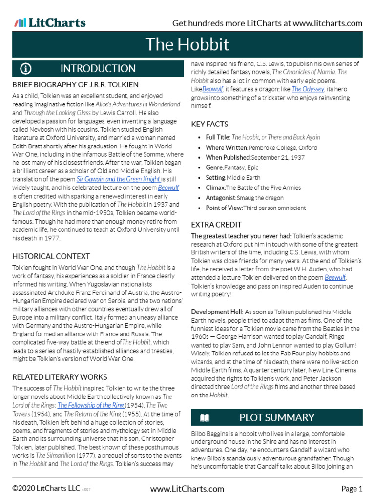The Hobbit | PDF | Bilbo Baggins | The Hobbit