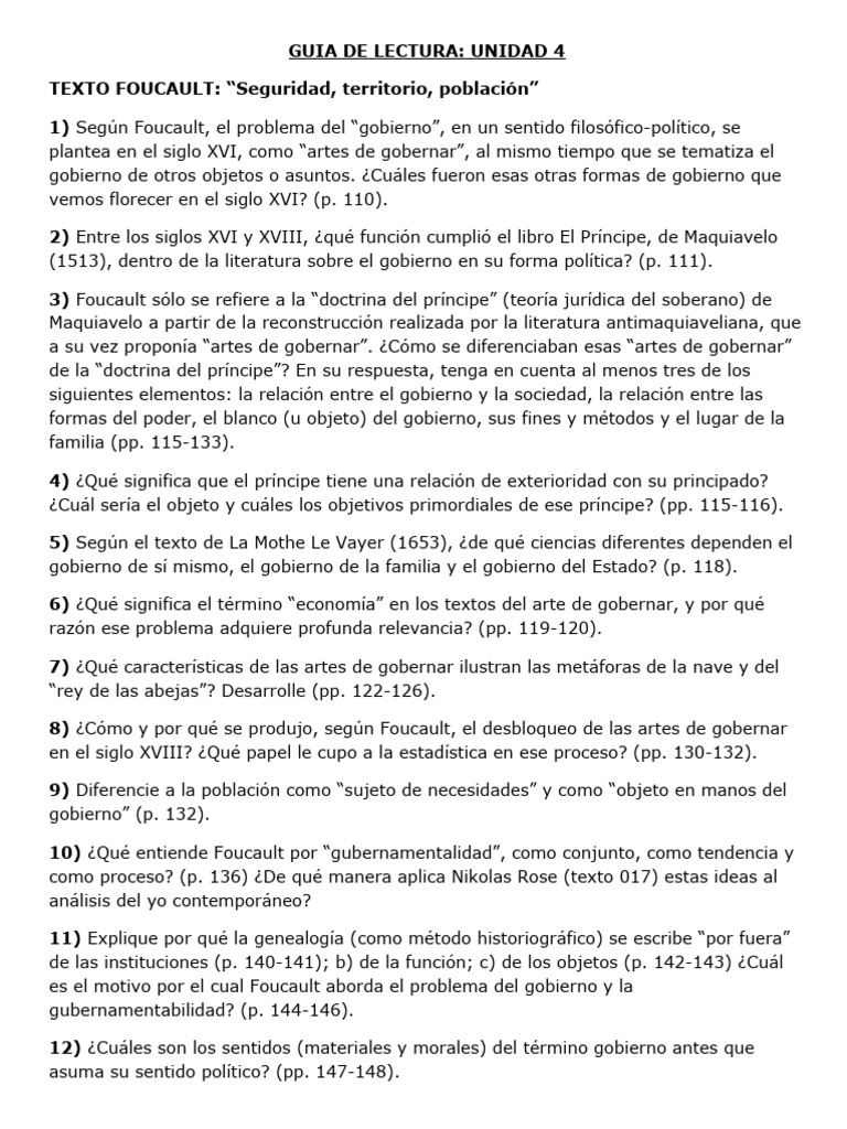 Guia de Lectura Unidad 4 Realizada Completa | PDF | Sicología ...
