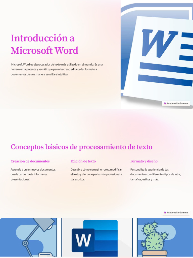 Introduccion A Microsoft Word | PDF | Microsoft Word | Procesador de textos
