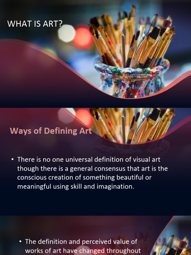 Definition of An Art | PDF | Aesthetics | Liberal Arts Education