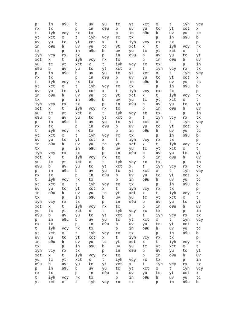 Repeated Text Patterns Analysis | PDF