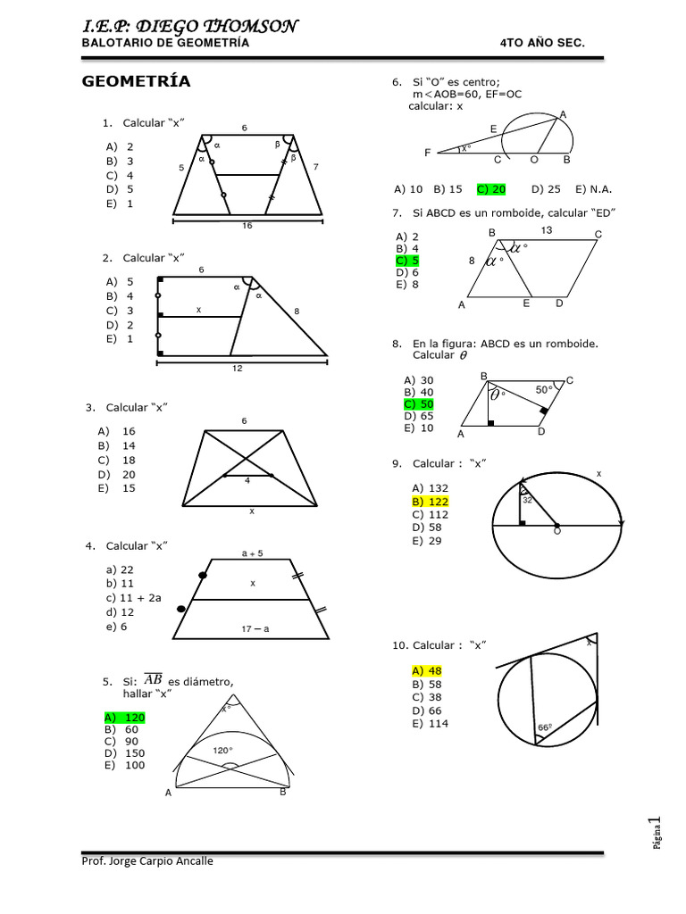 Simulacro-4to Sec | PDF | Ajedrez