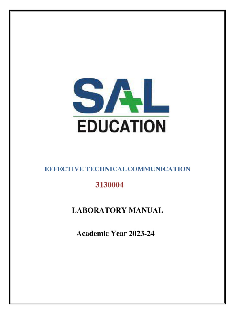 ETC Lab Manual 2023-24 | PDF | Business