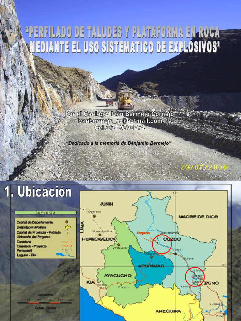 Perfilado de Taludes | PDF | Geografía Física | Ciencias Naturales