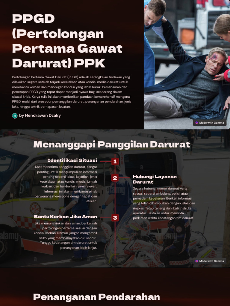 PPGD Pertolongan Pertama Gawat Darurat PPK | PDF
