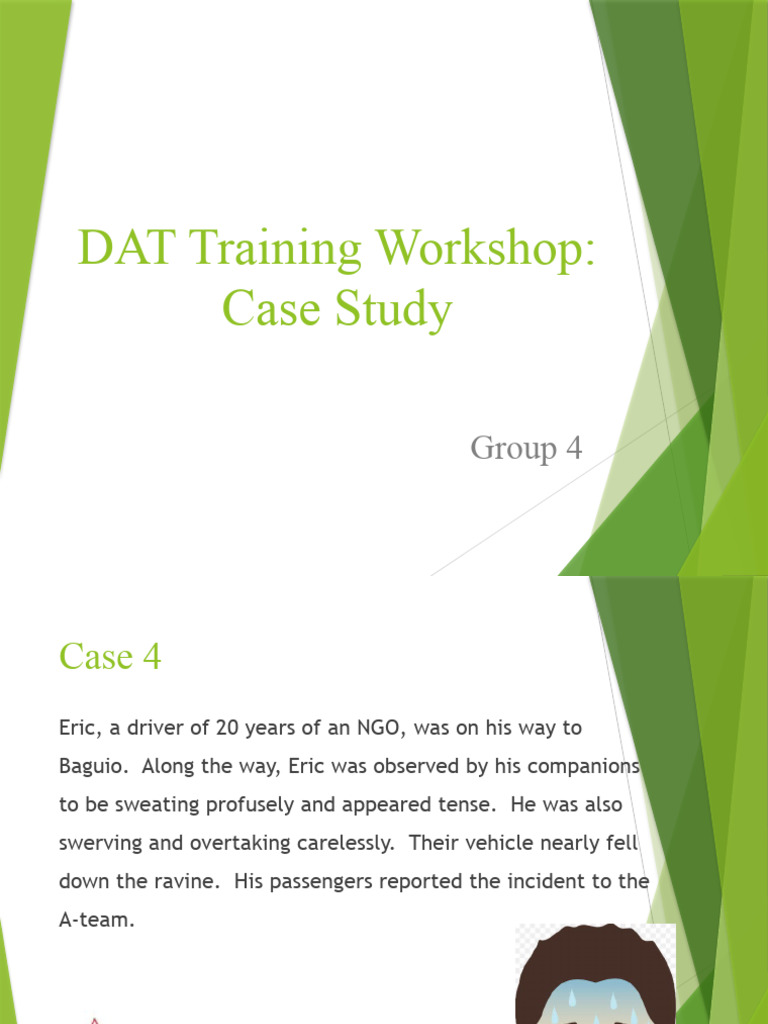 DAT Training Workshop Group 4 | PDF | Diseases And Disorders | Mental Health