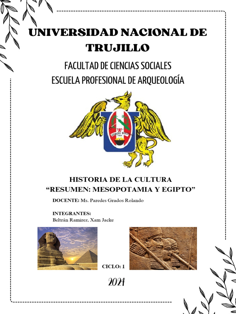 MESOPOTAMIA Y EGIPTO, Resumen | PDF | Mesopotamia | Antiguo Egipto MESOPOTAMIA Y EGIPTO, Resumen | PDF | Mesopotamia | Antiguo Egipto