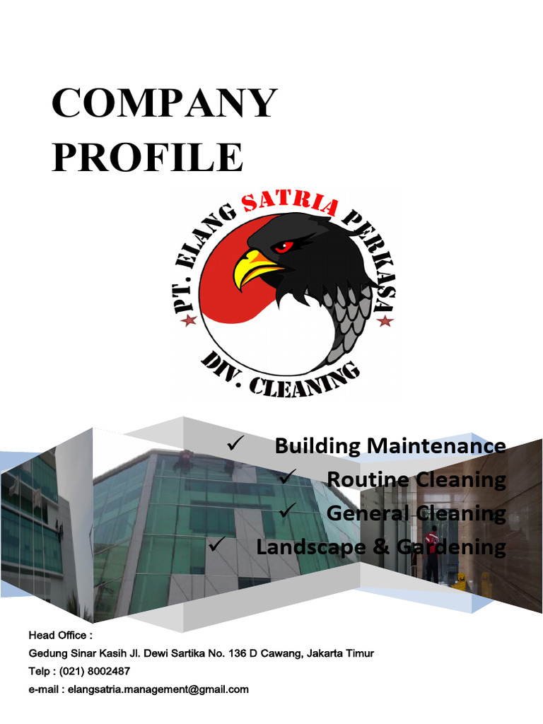 Company Profile ESP Cleaning | PDF | Karier & Perkembangan | Bisnis