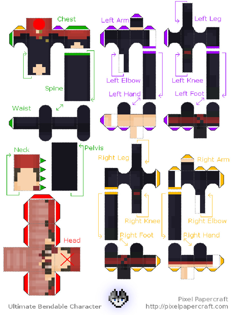 Minecraft Bendable Character | PDF