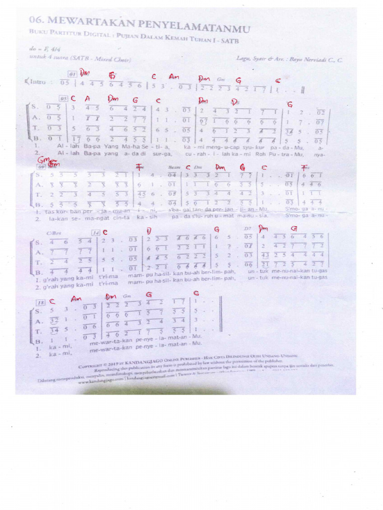 Lagu Koor Minggu 28juli2024 | PDF