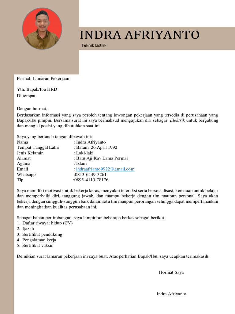 CV .Indra Afriyanto | PDF