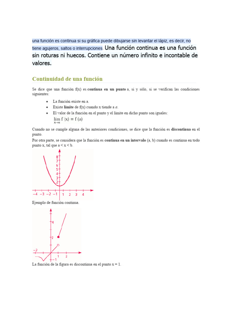Una Función F Es Continua Cuando | PDF | Función continua | Espacio