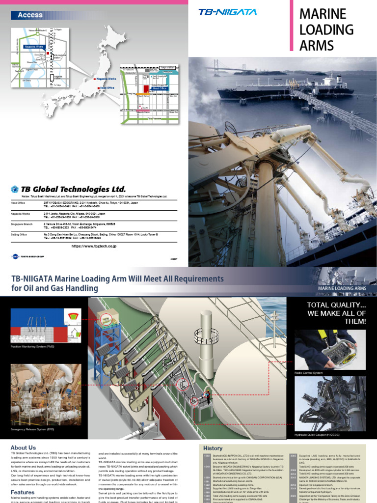 Cryogenic Marine Loading Arms Overview | PDF | Liquefied Natural Gas ...