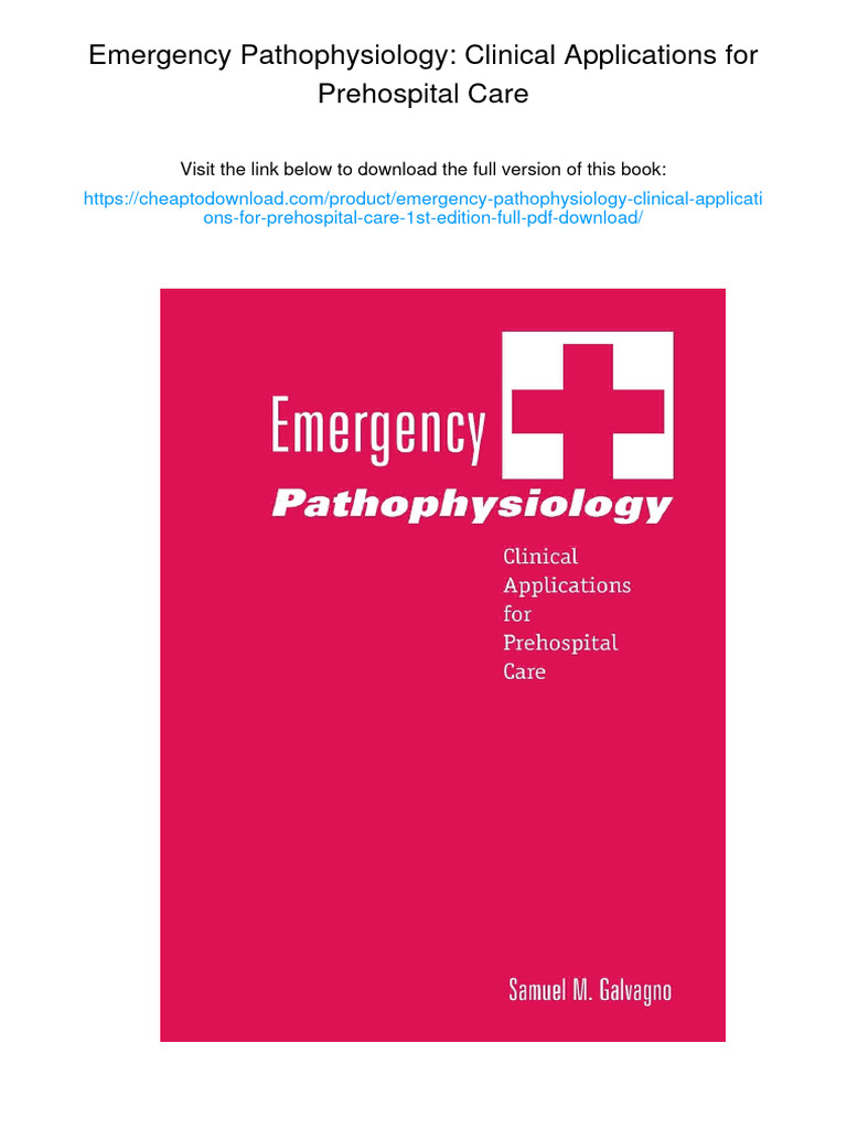Emergency Pathophysiology: Clinical Applications for Prehospital Care. | PDF | Osmosis | Cell ...